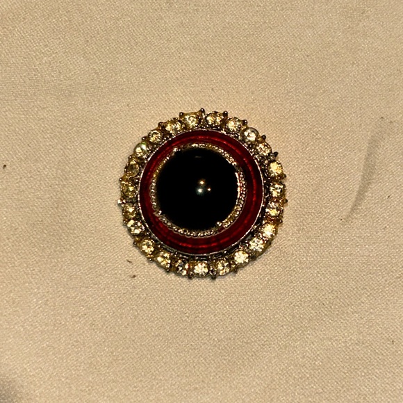 Vintage | Jewelry | Dazzling Circular Brooch Pin | Poshmark